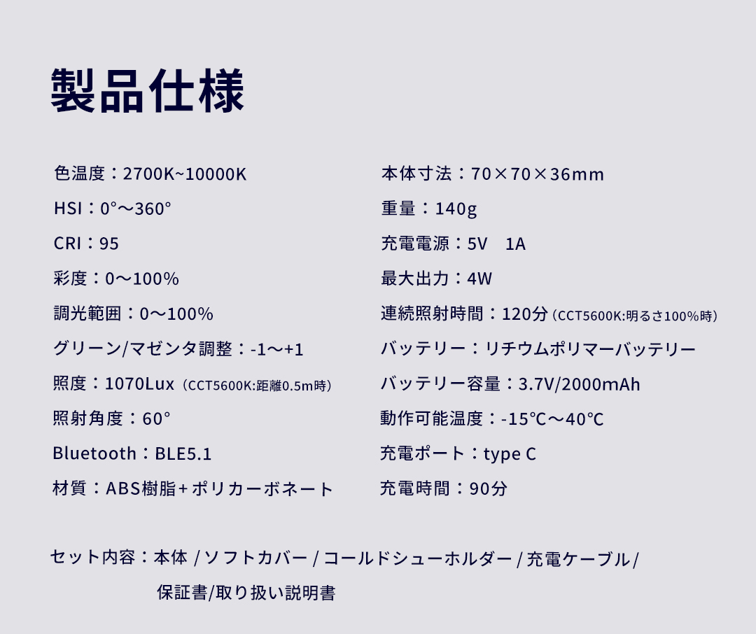 【注目商品】IFOOTAGE Anglerfish HL1C4 LEDライトシリーズ